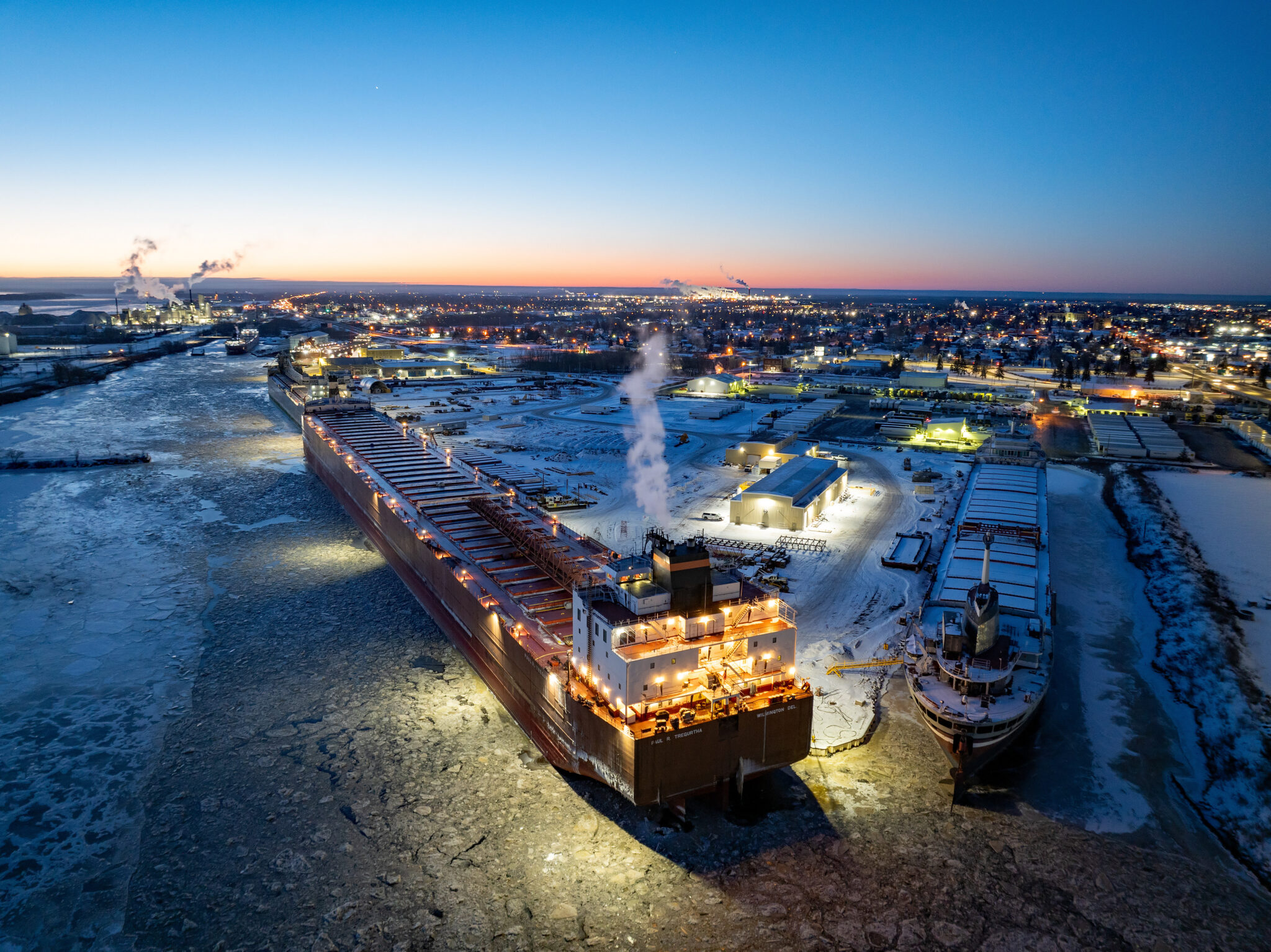 Winter at Fraser Shipyards: Welcoming Majestic Vessels and Embracing ...